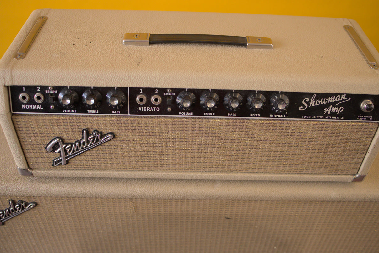 Fender Transitional Blonde Showman (AB763) Piggyback (1964) – Sweet Amps
