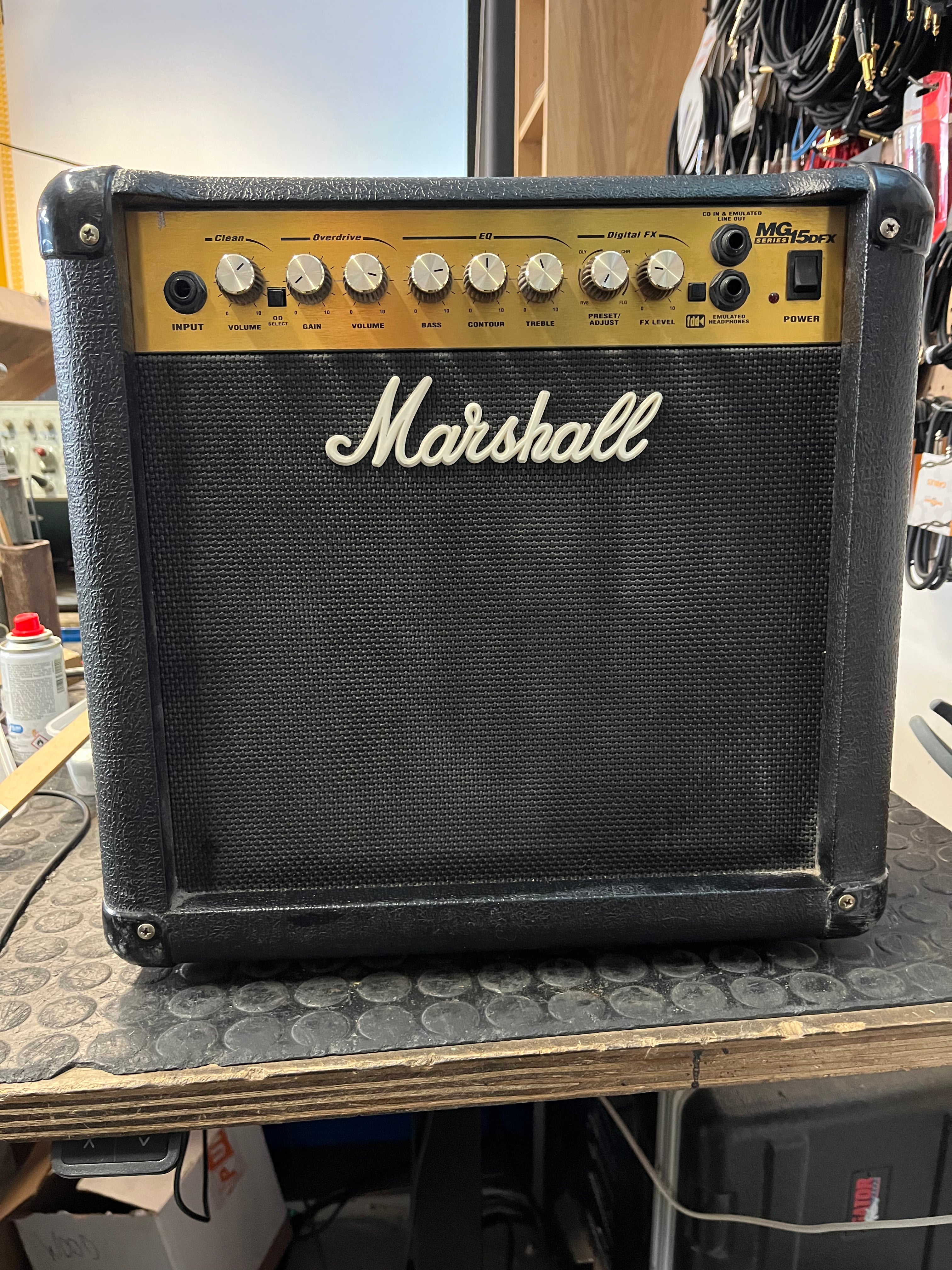 Marshall MG15 DFX (2010s) – Sweet Amps